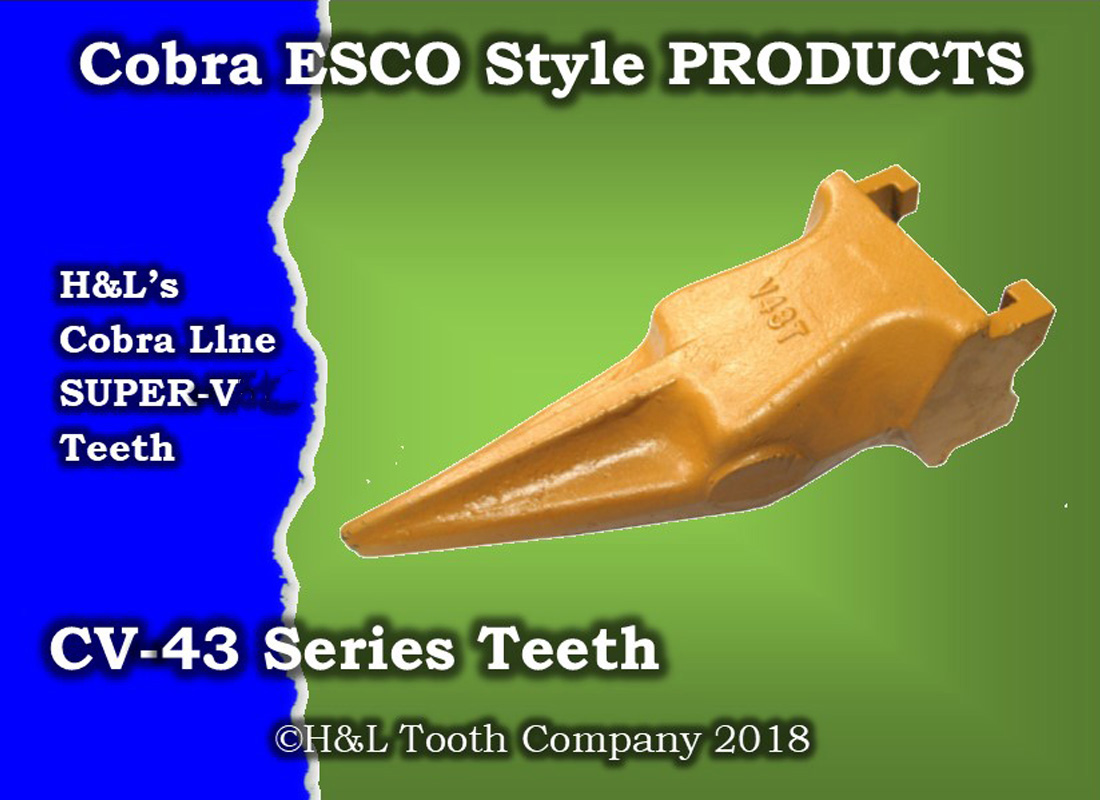 CV-43 Series Super-V Teeth | Hltooth